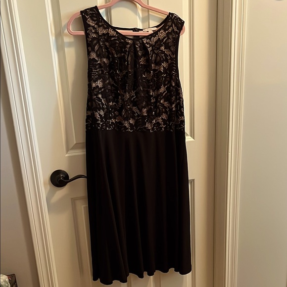 Dress Barn | Dresses | Dress Barn Elegant Black Lace Dress | Poshmark